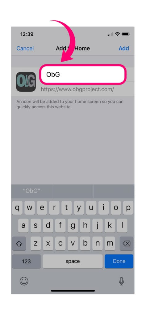 How to Easily Get The ObG Project App on Your Smartphone Home Screen - The ObG Project