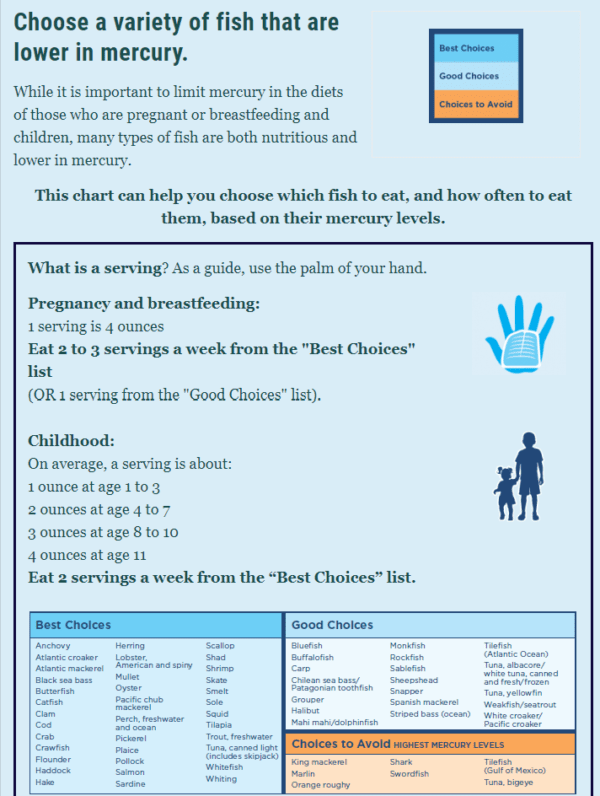 FDA Revision: Fish Consumption Advice for Pregnant and Breastfeeding ... FDA Revision: Fish Consumption Advice for Pregnant and Breastfeeding ...